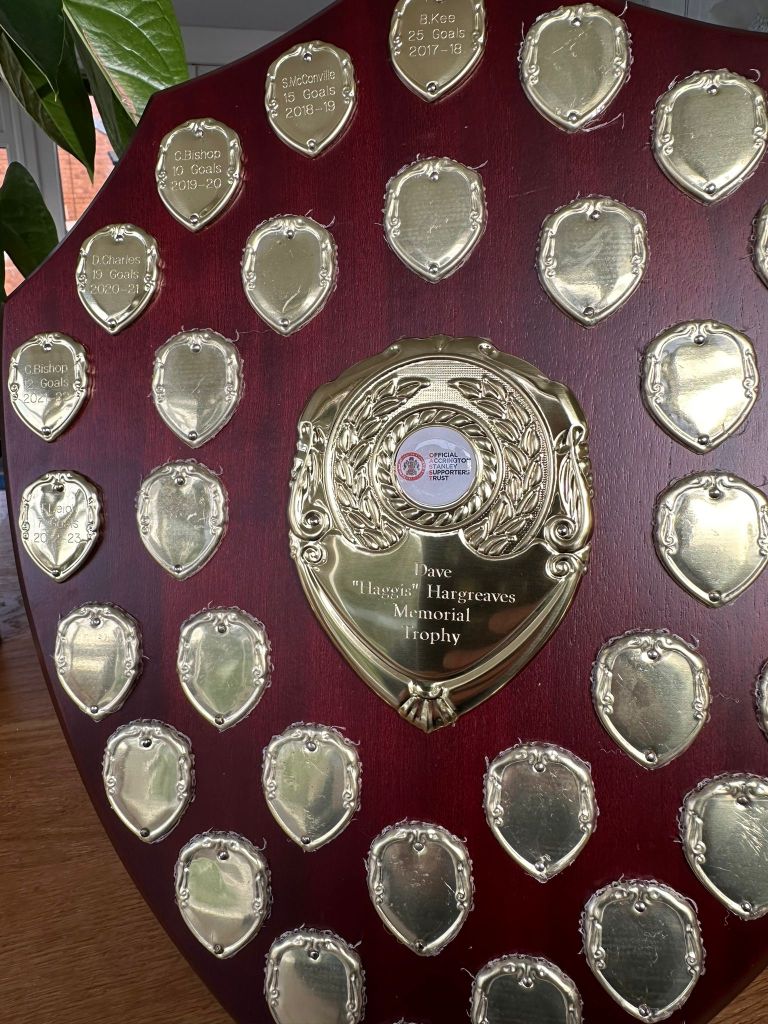 Dave Hargreaves Memorial Shield - On Stanley On!